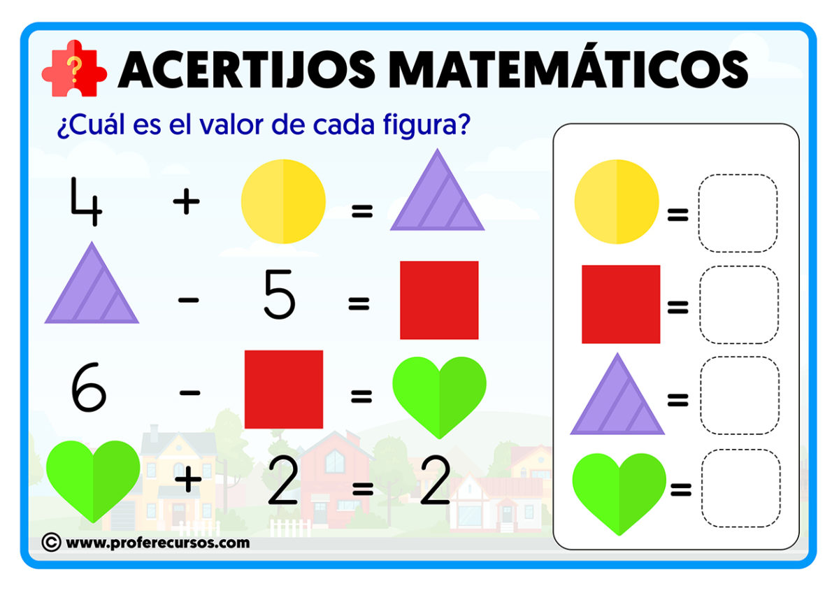 Acertijos matematicos de logica