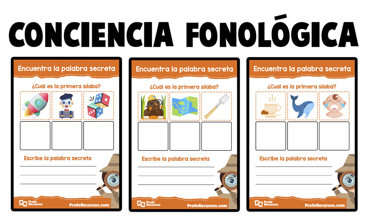 Actividades de Conciencia Fonológica →【 PDF Imprimible