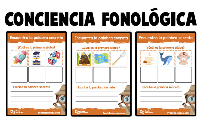 Actividades de Conciencia Fonológica →【 PDF Imprimible