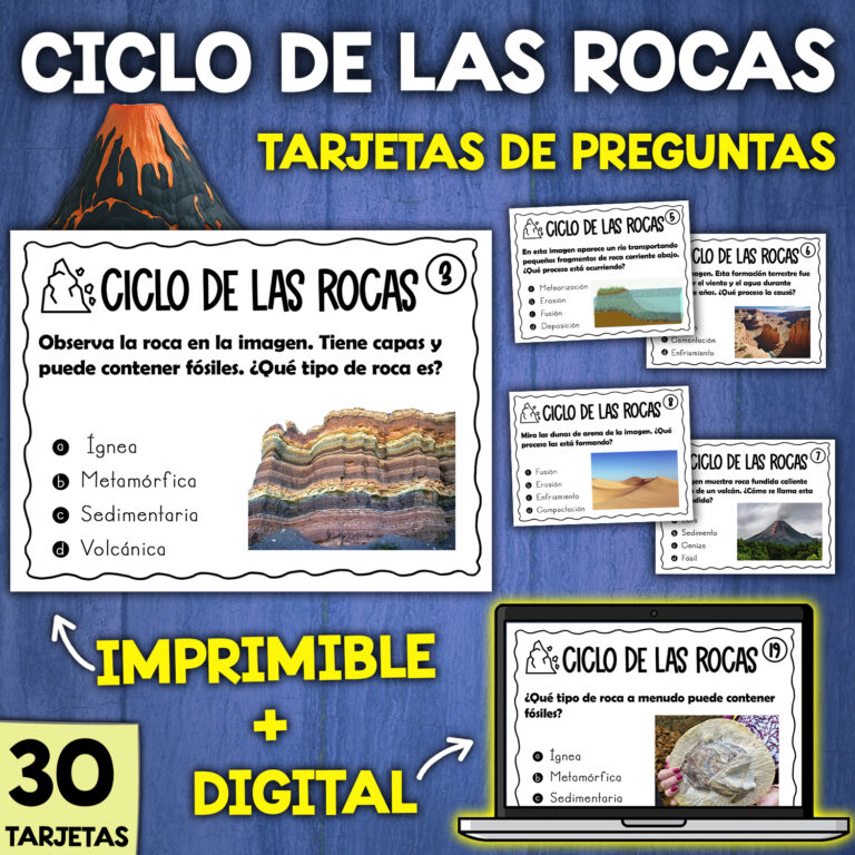 Actividad sobre el Ciclo de las Rocas para Niños