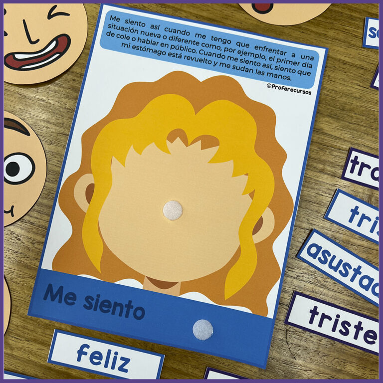 Identifica las Emociones | Actividad Manipulativa de las Emociones