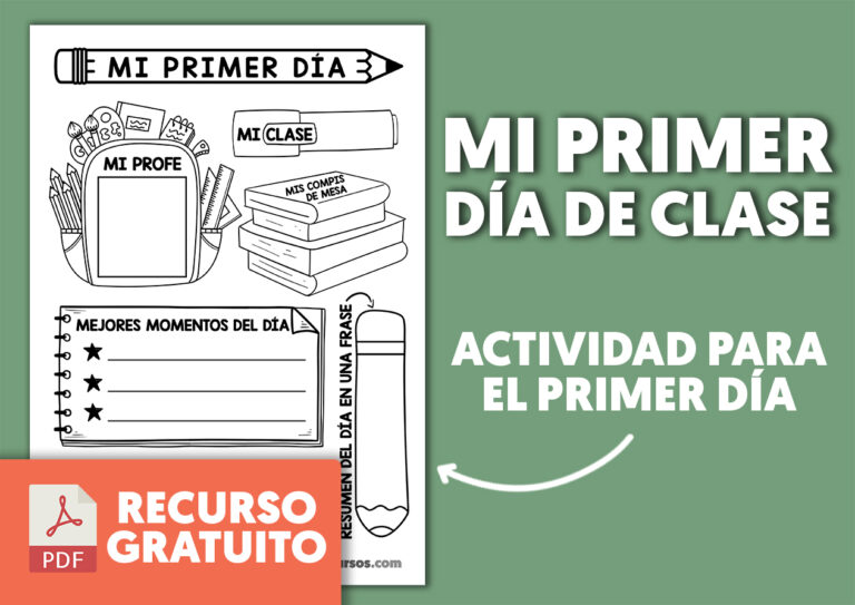 Actividad para la Vuelta al Cole | Para Imprimir