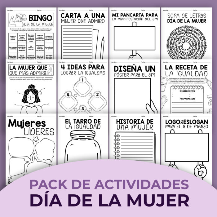 Actividades para el Día de la Mujer | Para Imprimir