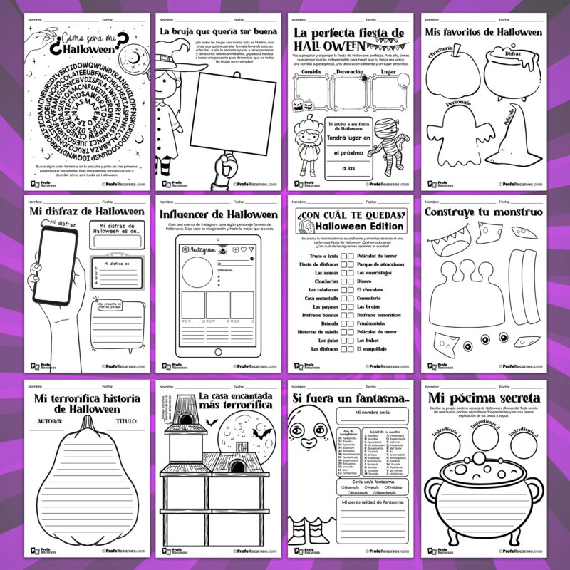 Recursos Educativos de Halloween