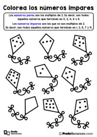 Números pares e impares [Teoría + Actividades]