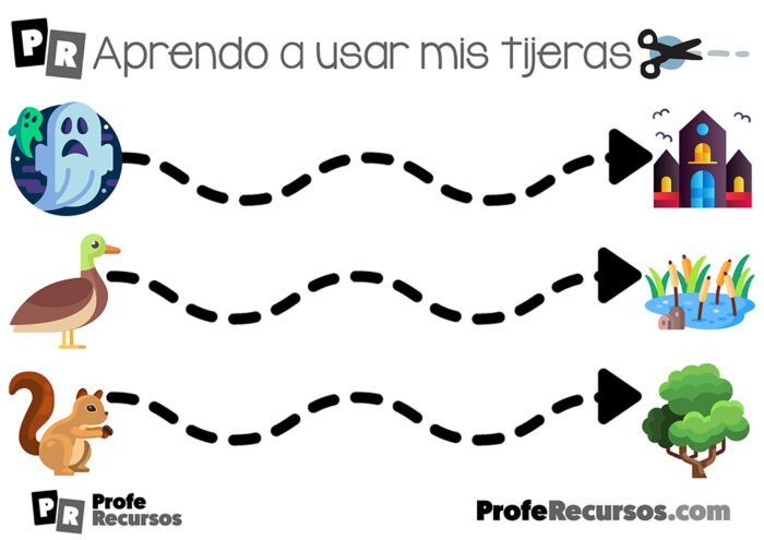 EJERCICIOS para RECORTAR para niños | Actividades con TIJERAS