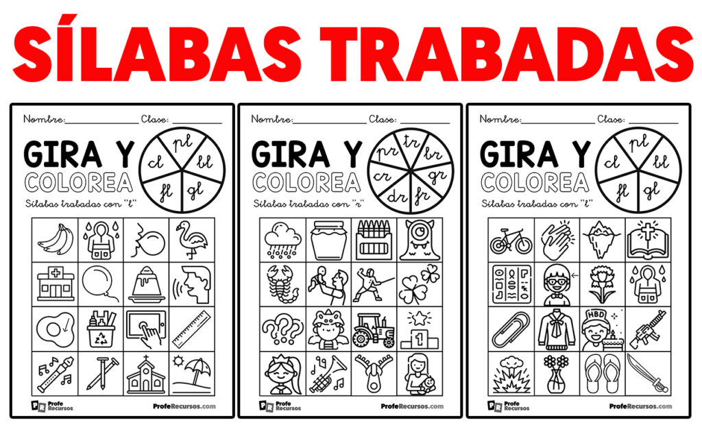 Actividades de Sílabas Trabadas | ¡LISTAS PARA IMPRIMIR!
