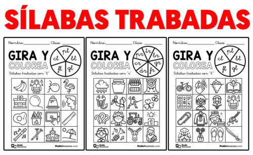 Actividades de Sílabas Trabadas | ¡LISTAS PARA IMPRIMIR!