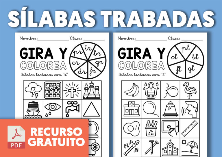 Actividades de Sílabas Trabadas | ¡LISTAS PARA IMPRIMIR!