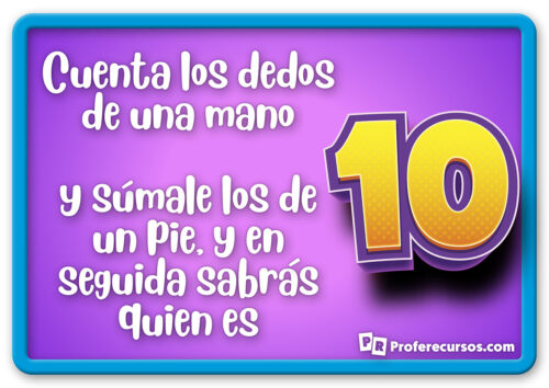 Adivinanzas de Los Números Para Niños | DEL 1 al 10