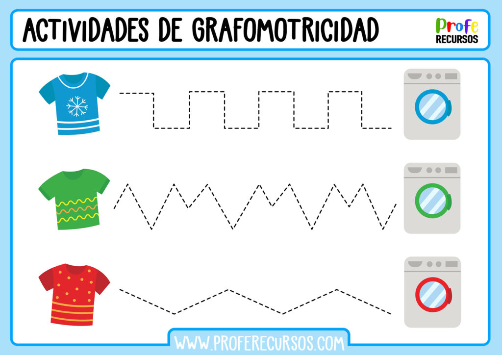 Actividades y Ejercicios de Grafomotricidad | Proferecursos