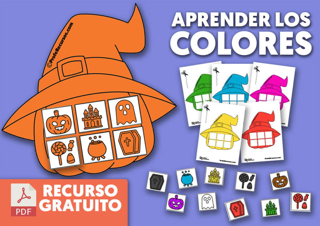 Aprender los Colores | Actividades de Halloween en Infantil