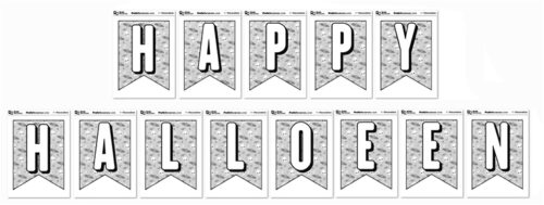 Banderines halloween