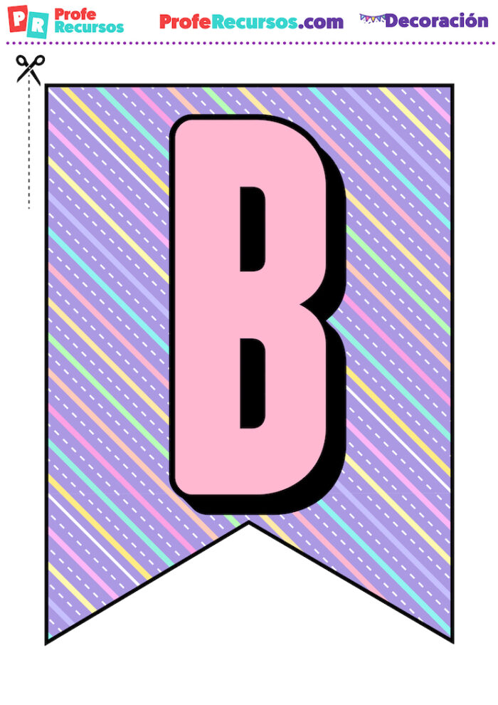 Banderines de decoración - A color - Principio de Curso