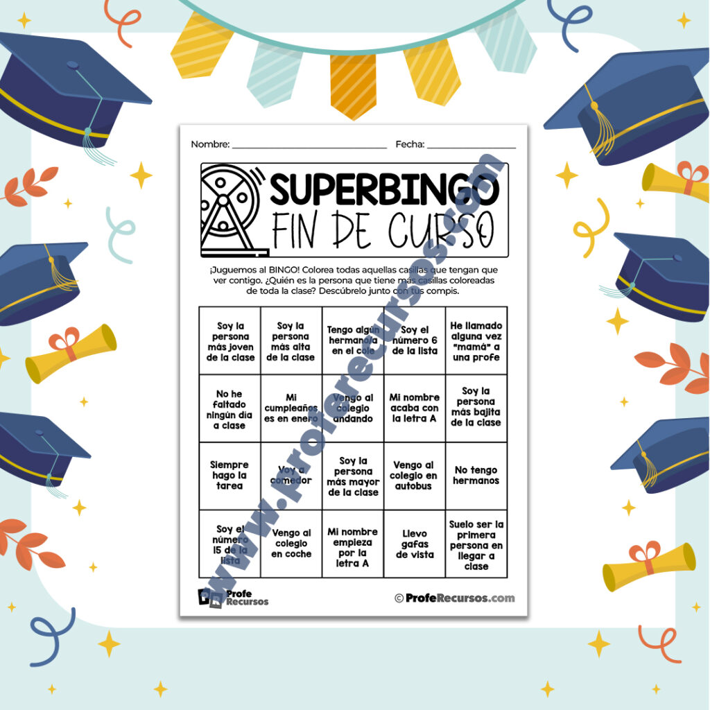 Pack de Actividades para Fin de Curso | Recursos Educativos