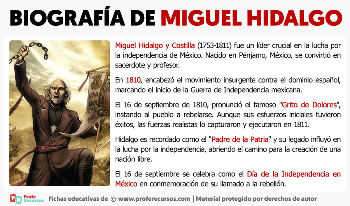 Biografía de Miguel Hidalgo
