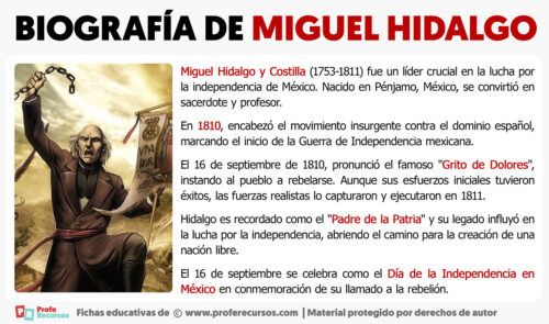 Biografía de Miguel Hidalgo Biografía de Miguel Hidalgo