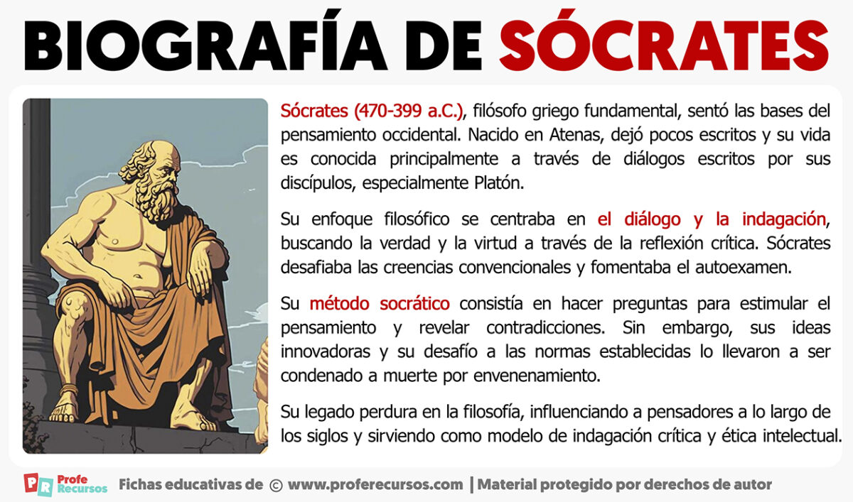 Biografía de Sócrates