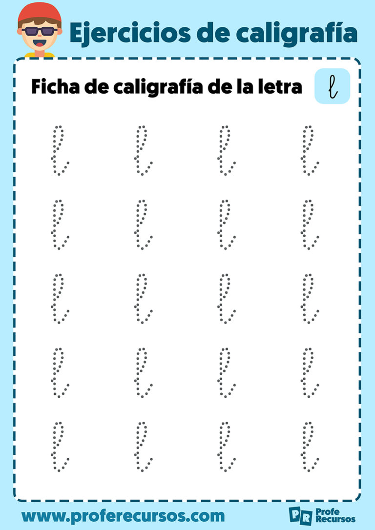 Caligrafía letra L