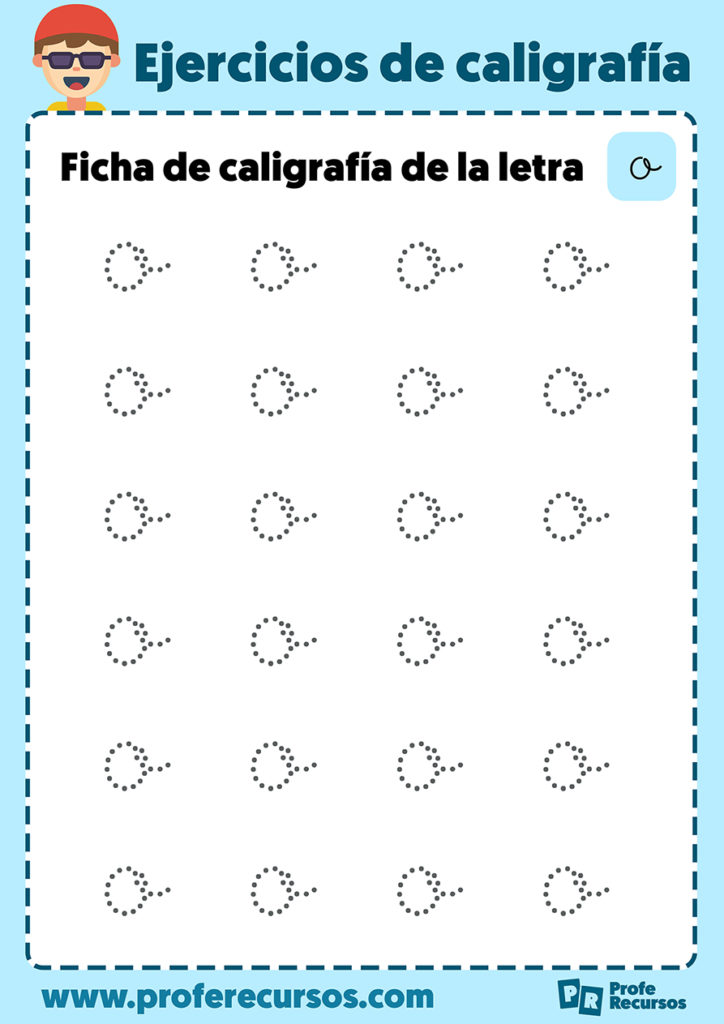 Caligrafía letra O