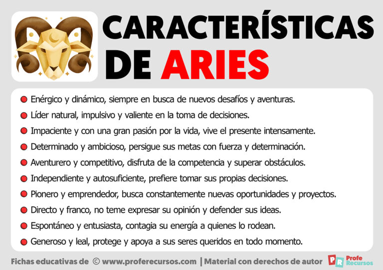 Características del signo Aries