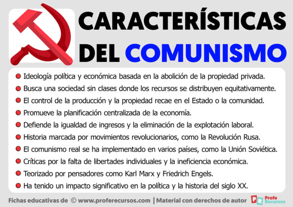 Características del Comunismo