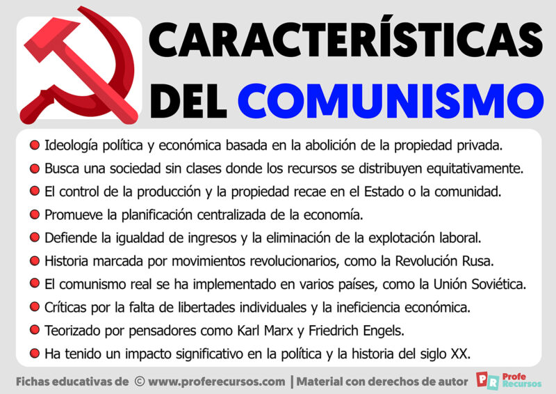 Características del Comunismo