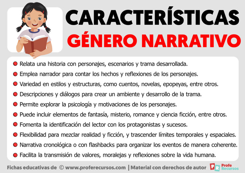 Características del Género Narrativo