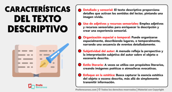 Características del Texto Descriptivo