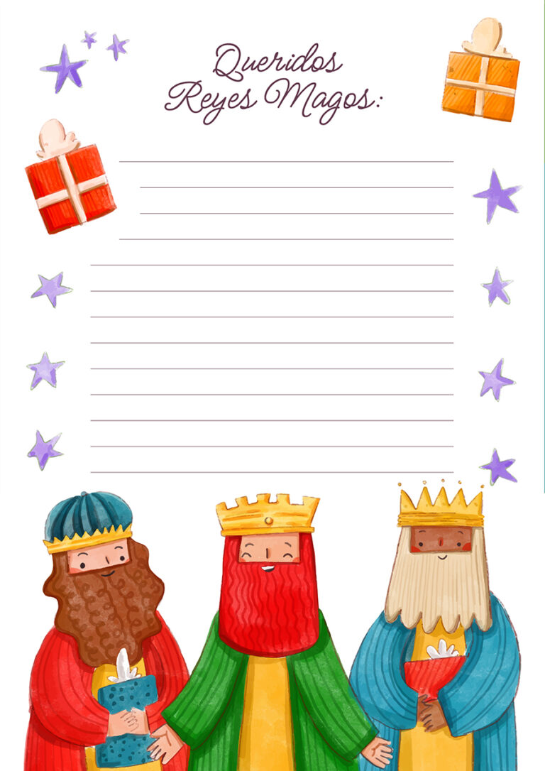 Cartas de los Reyes Magos para Imprimir