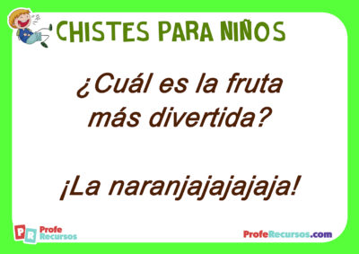 Chistes de comida para niños pequeños