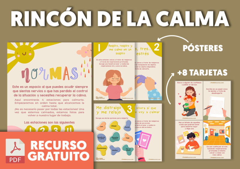 Rincón de la Calma para Aula de Infantil y Primaria