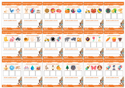 Actividades de Conciencia Fonológica →【 PDF Imprimible