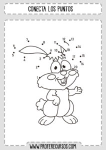Dibujos para conectar puntos y números (Para imprimir)