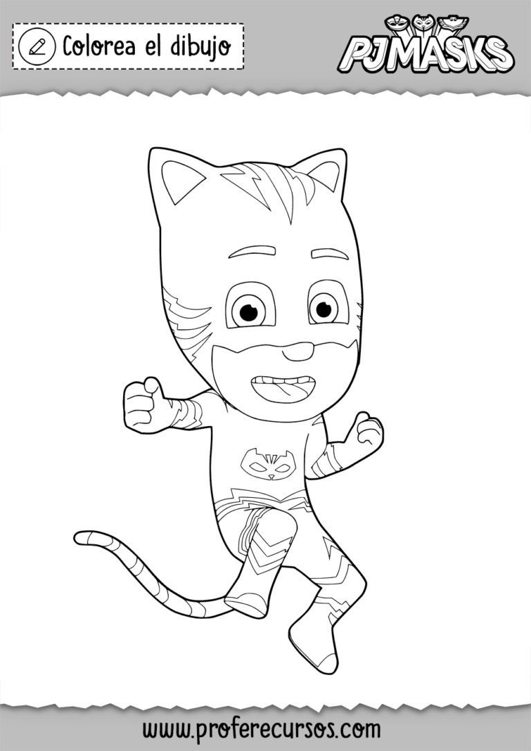 Dibujos de Pj Masks para Colorear | Imprimir y Colorear