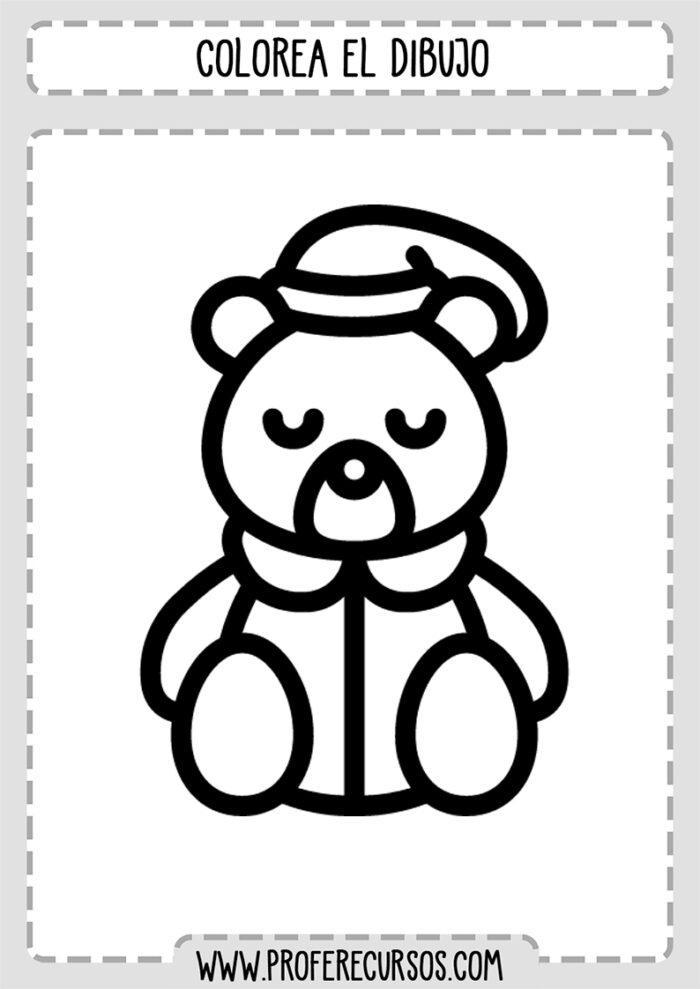 Dibujos para colorear para Niños pequeños | Laminas para colorear
