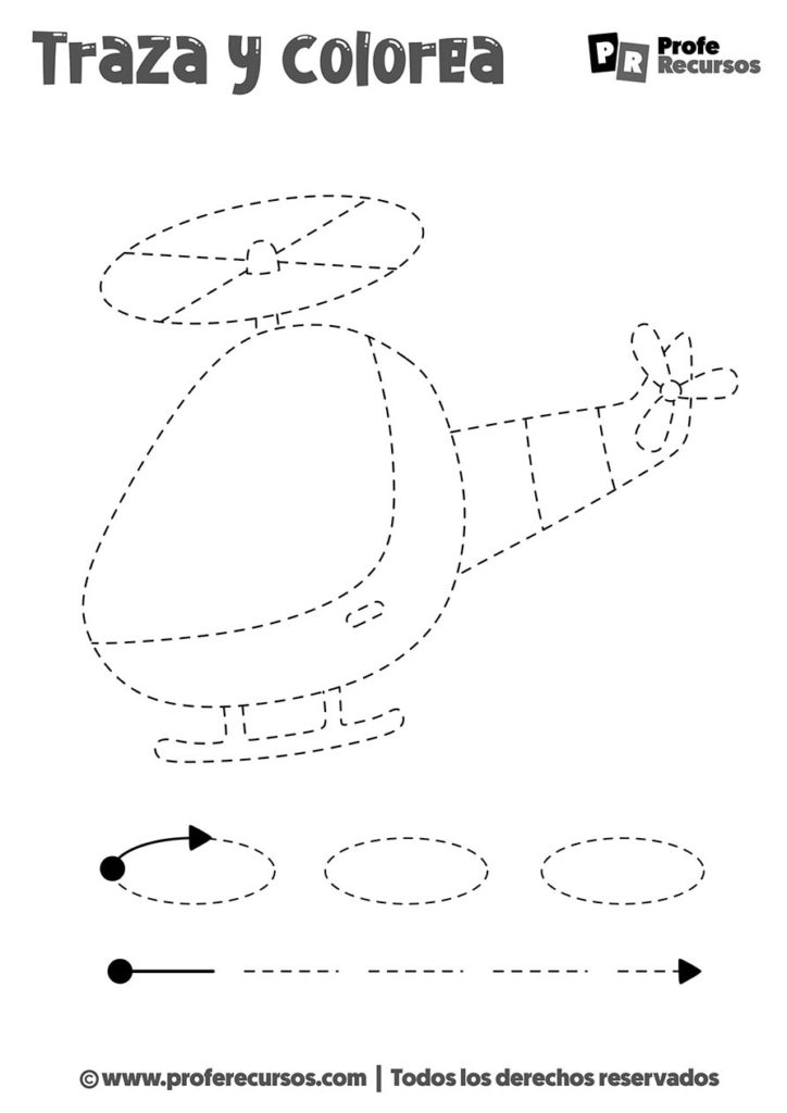 Dibujos para repasar | Fichas de Dibujos con Puntos y Lineas
