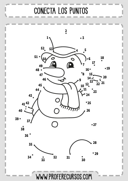 Dibujos para conectar puntos y números (Para imprimir)