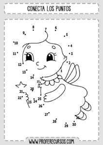 Dibujos para conectar puntos y números (Para imprimir)