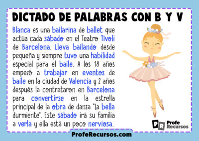 DICTADOS Cortos con B y V para niños de Primaria | SUPER PACK