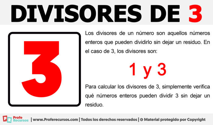 Divisores de 3