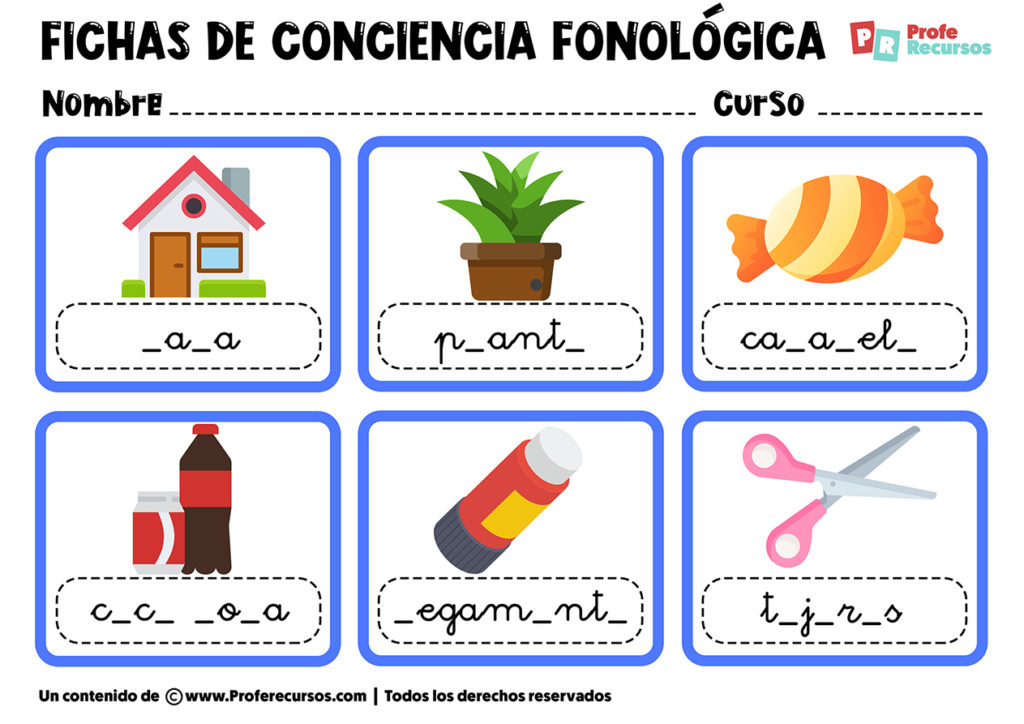 Actividades de Conciencia Fonolígica para Niños