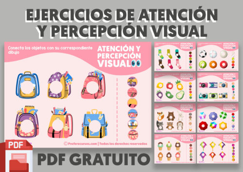 Ejercicios de Atención y Percepción Visual para Niños