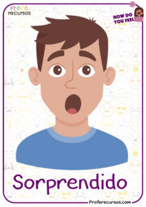 Tarjetas de vocabulario-Flashcards: Emociones-Feelings