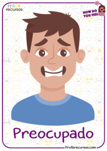 Tarjetas de vocabulario-Flashcards: Emociones-Feelings