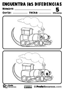 Encuentra Las Diferencias | Fichas para Niños DESCARGABLES