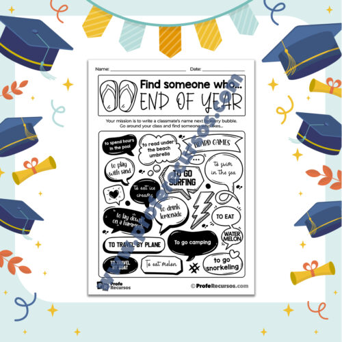 Pack de Actividades para Fin de Curso | English Resources