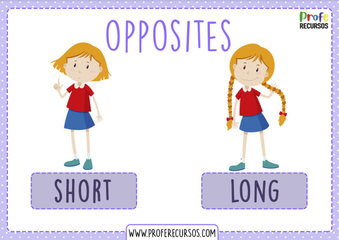 Opposites flashcards English as a Second Language