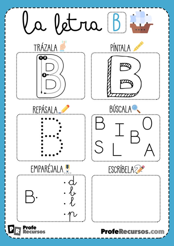 Fichas de Lectoescritura para Niños de Educación Primaria