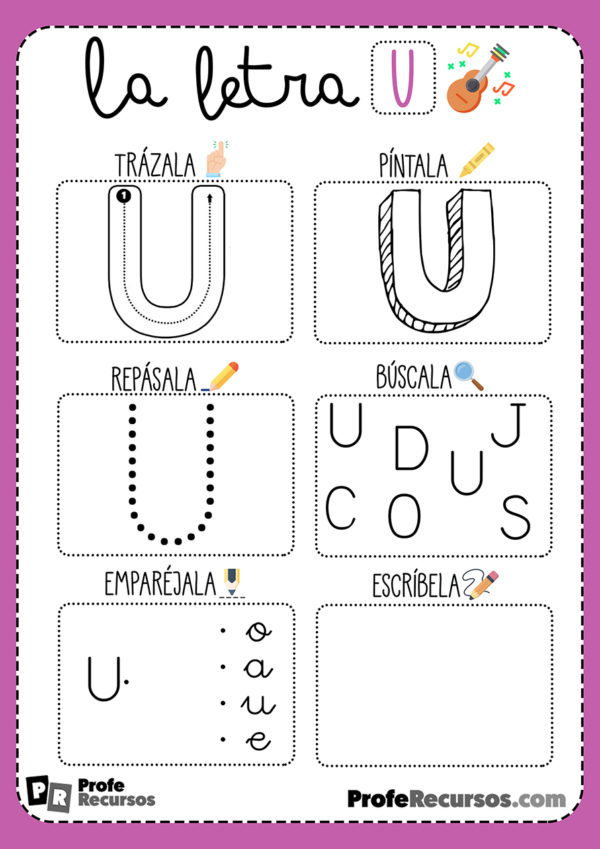 Fichas de Lectoescritura para Niños de Educación Primaria